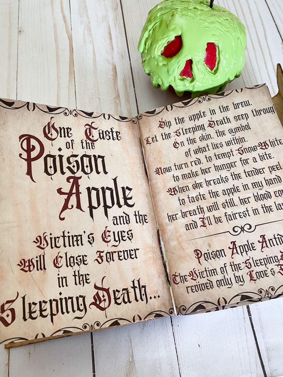 Disney Spellbook Pages - The Rambling Introvert